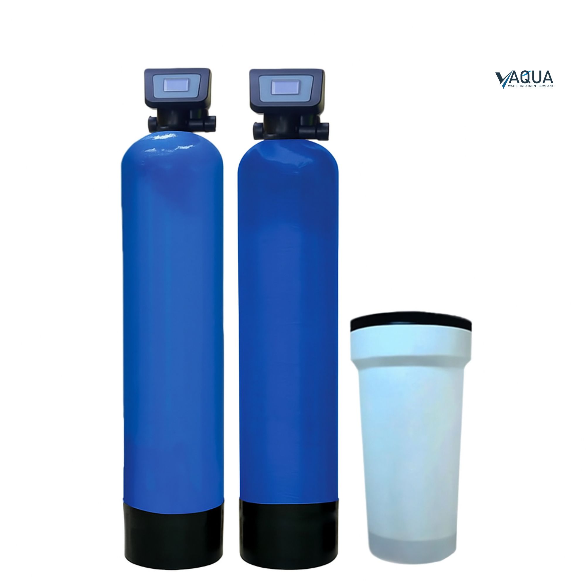 V AQUA Dual Vessel Automatic Water Softener - V AQUA