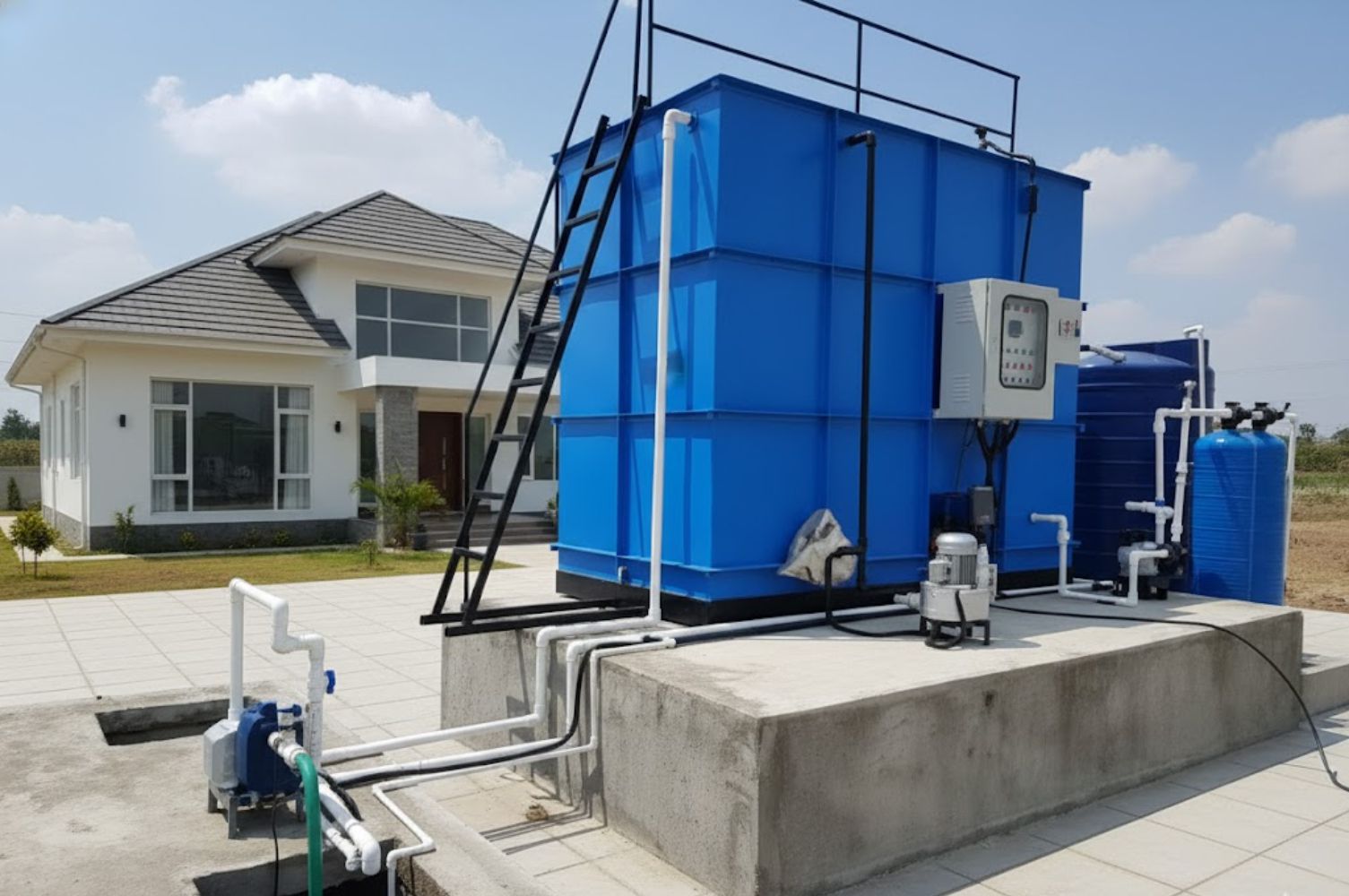Sewage Treatment Plant for Housing Society - V AQUA