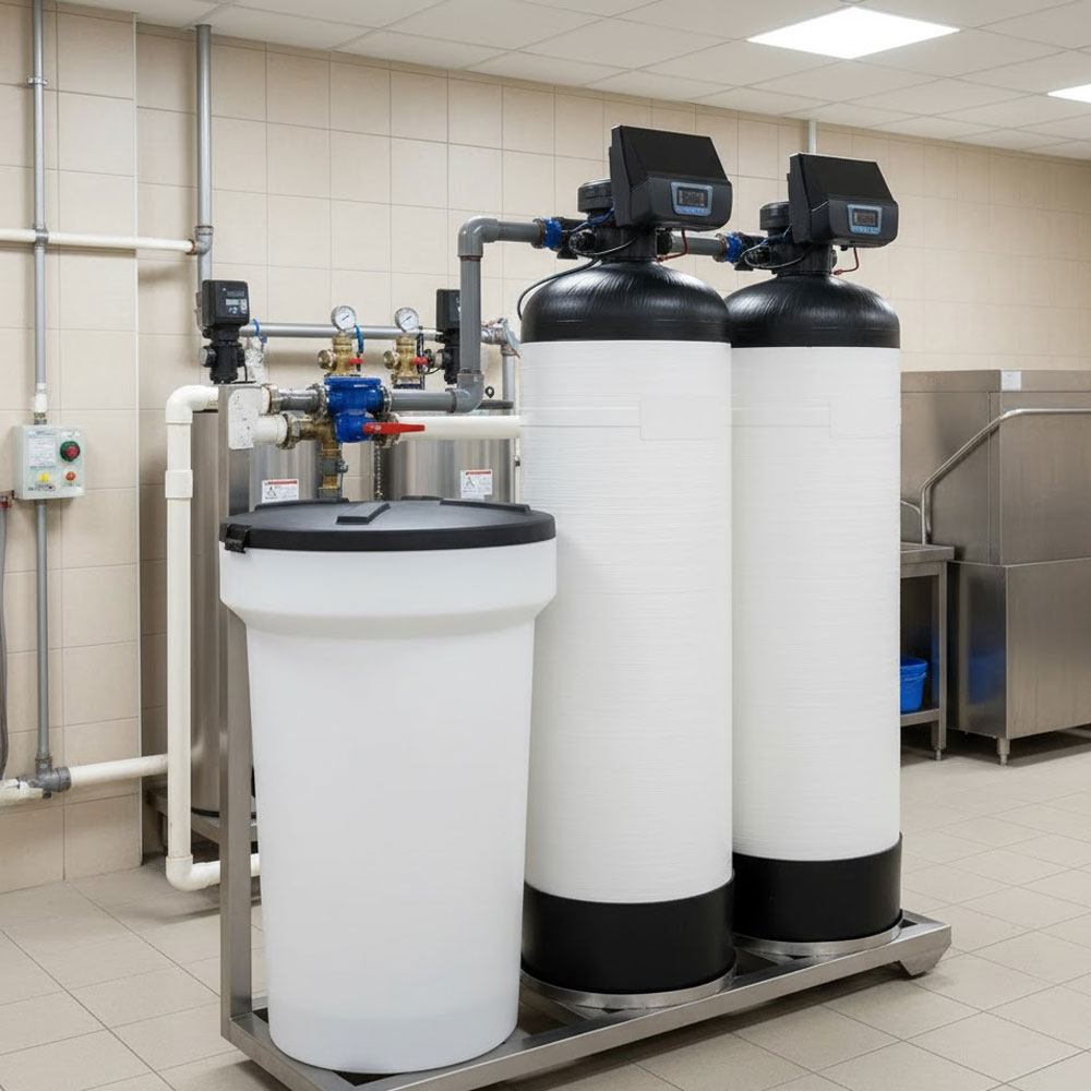 Commercial Water Softener System for Hotels and Restaurants - V AQUA