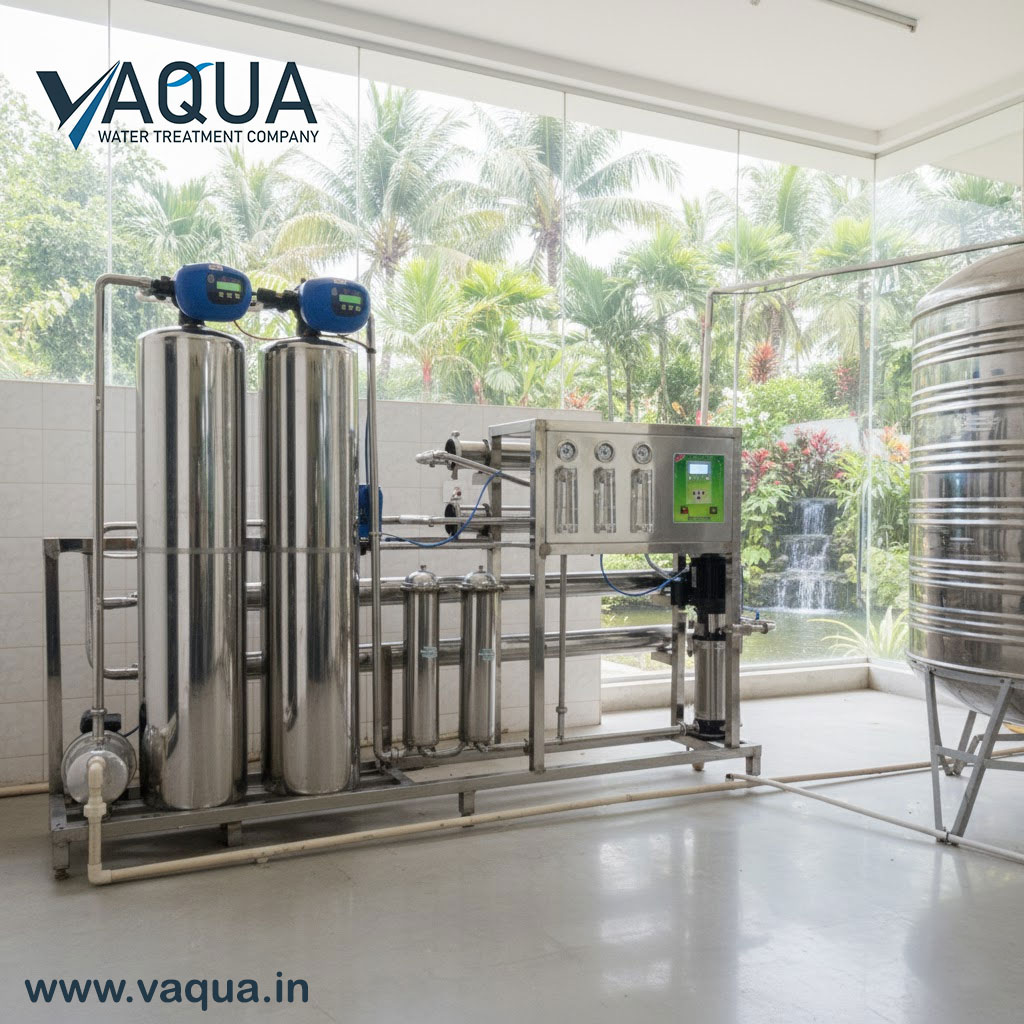 1000 LPH SS RO Plant for Commercial & Industrial - V AQUA